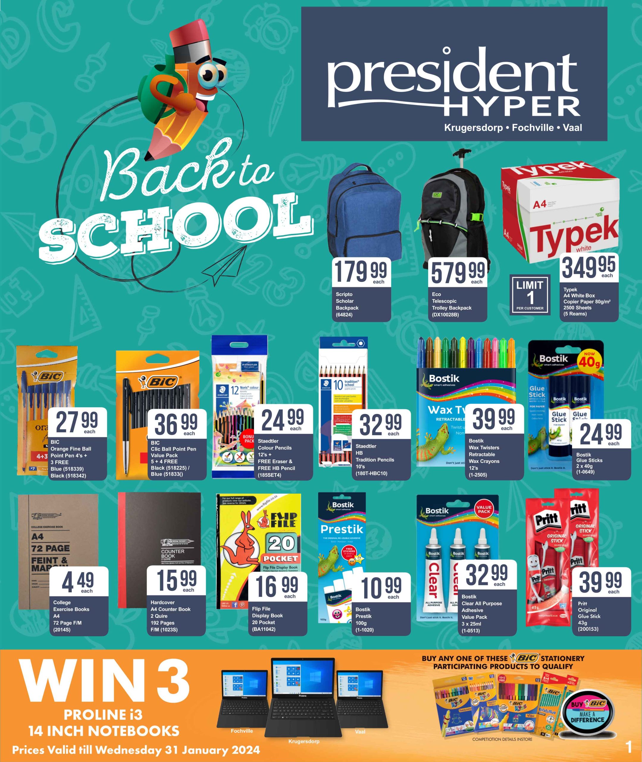 Weekly Specials - President Hyper