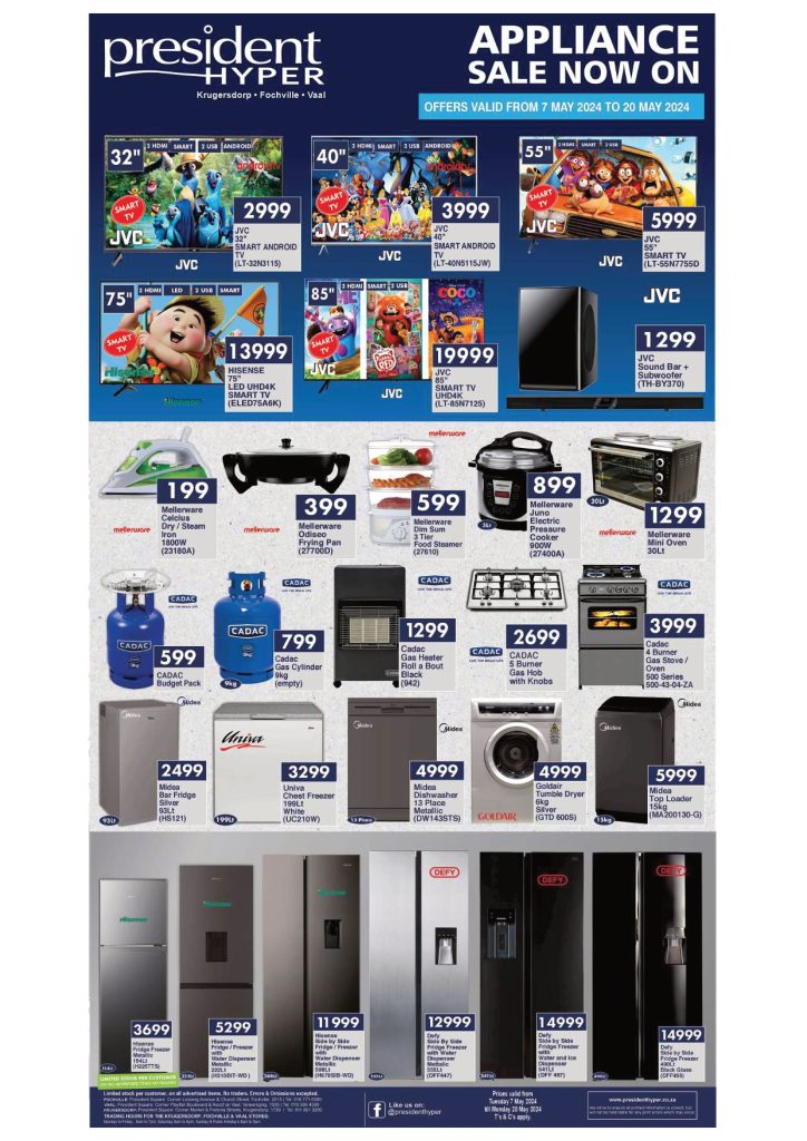 Weekly Specials - President Hyper