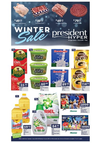 Weekly Specials - President Hyper