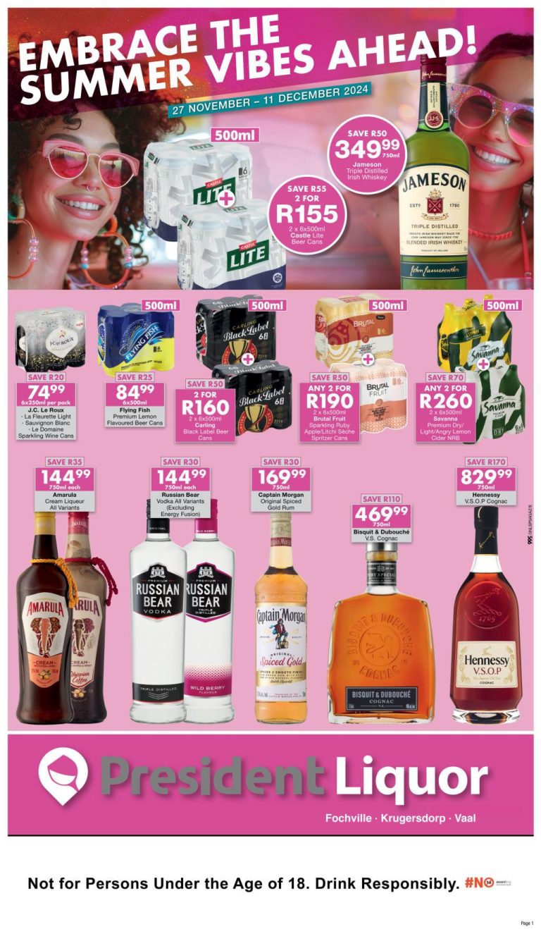 Weekly Specials – President Hyper