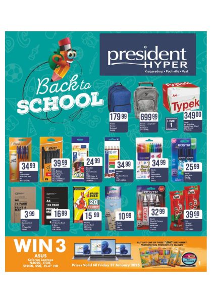 Weekly Specials – President Hyper