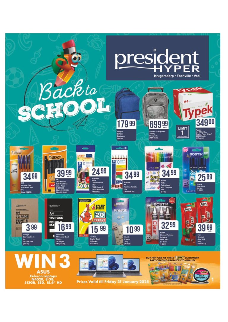 Weekly Specials – President Hyper