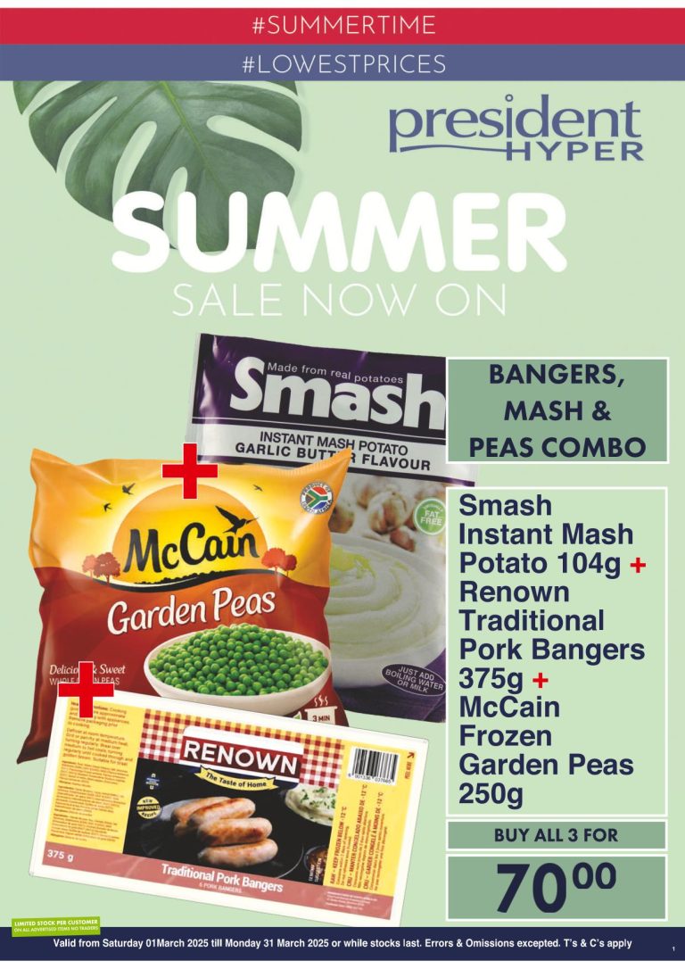 Weekly Specials – President Hyper