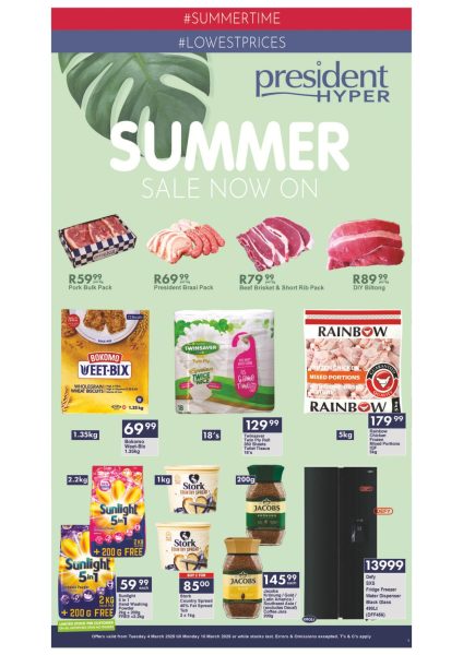 Weekly Specials – President Hyper