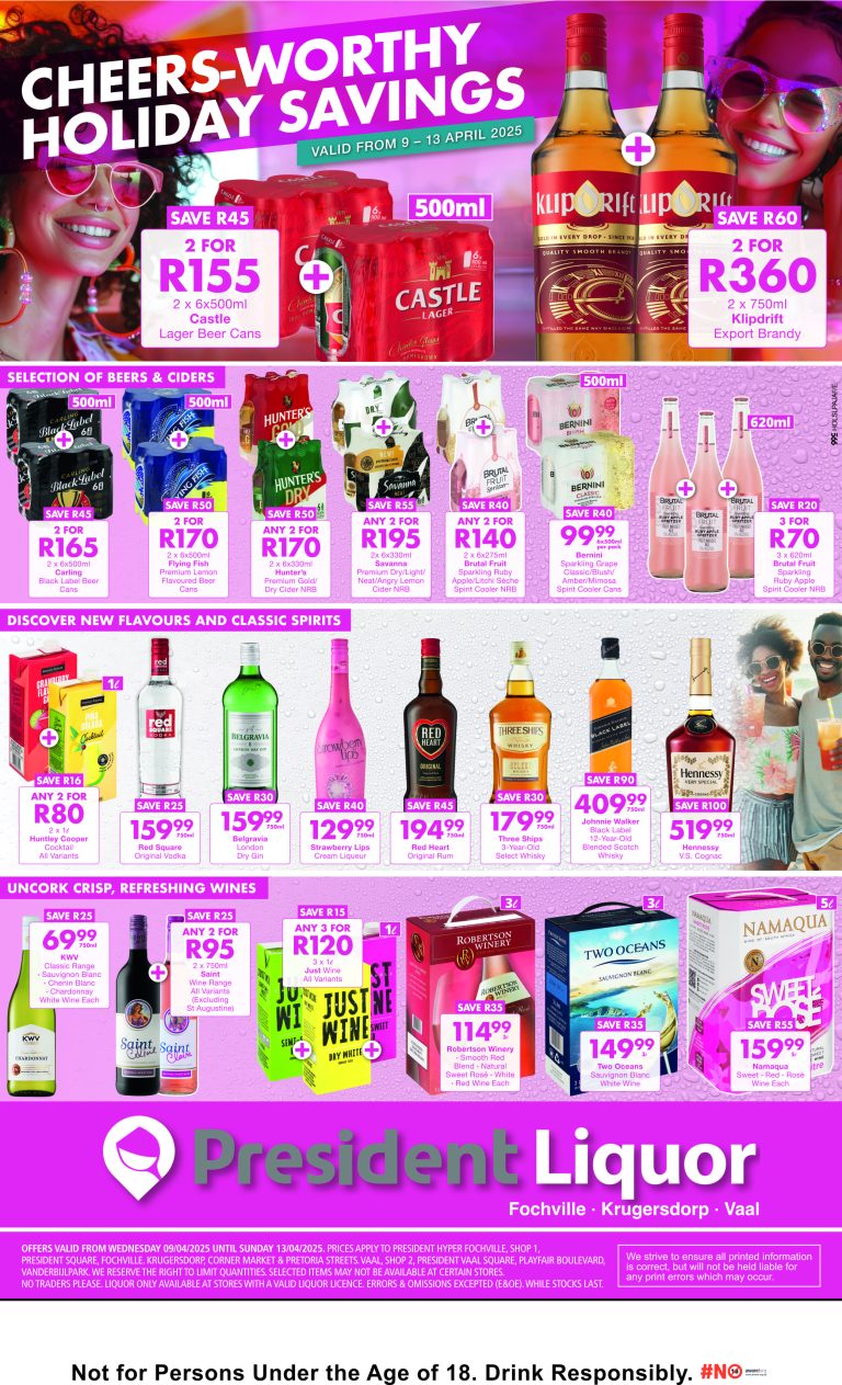 Weekly Specials – President Hyper