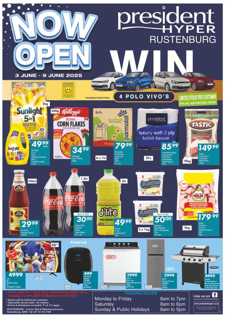 Weekly Specials – President Hyper