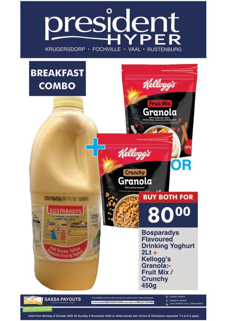 Weekly Specials Krugersdorp – President Hyper