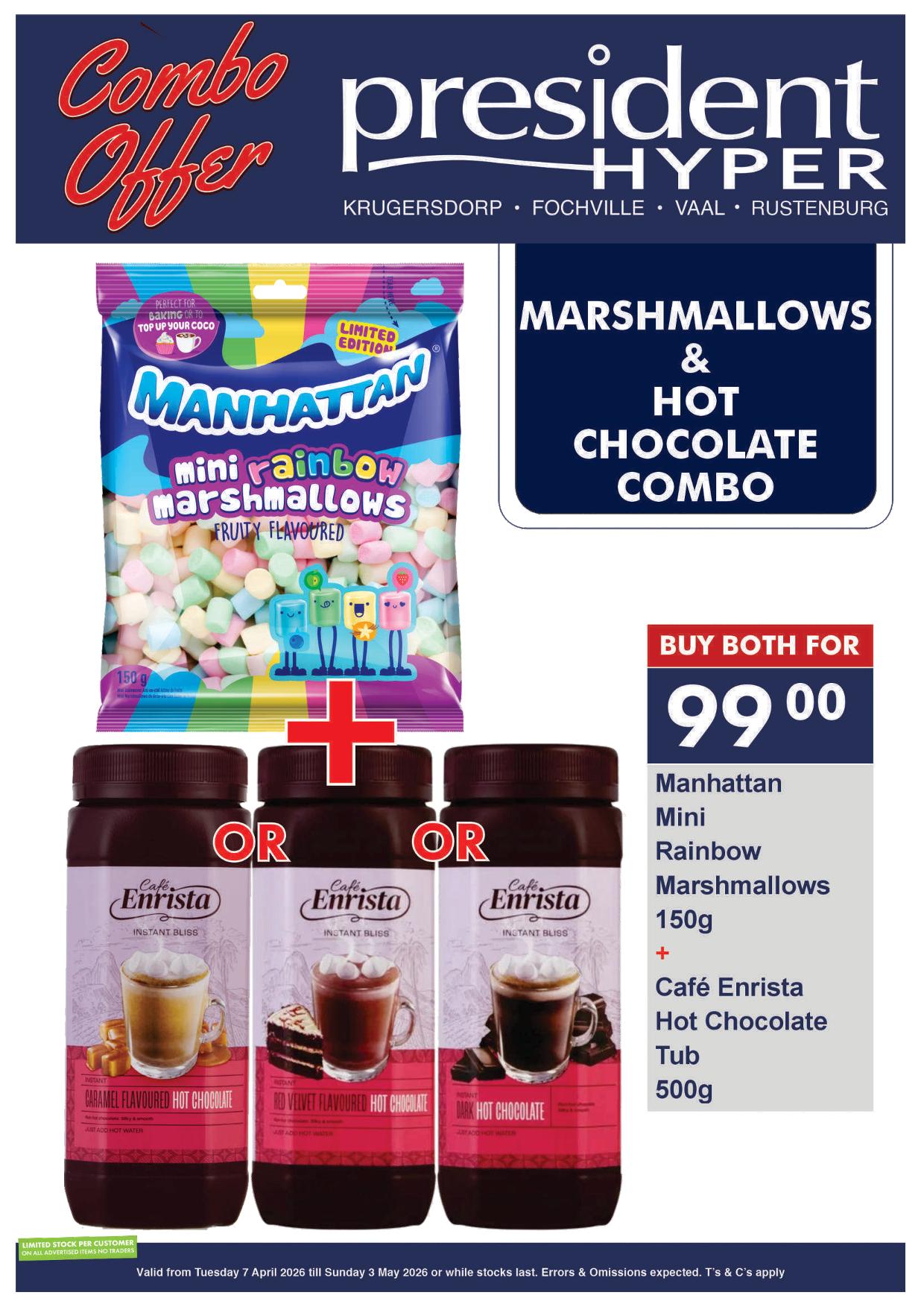Weekly specials Rustenburg – President Hyper